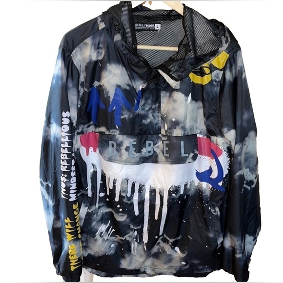 Rebel Minds | Jackets & Coats | Rebel Minds Windbreaker Size Large ...
